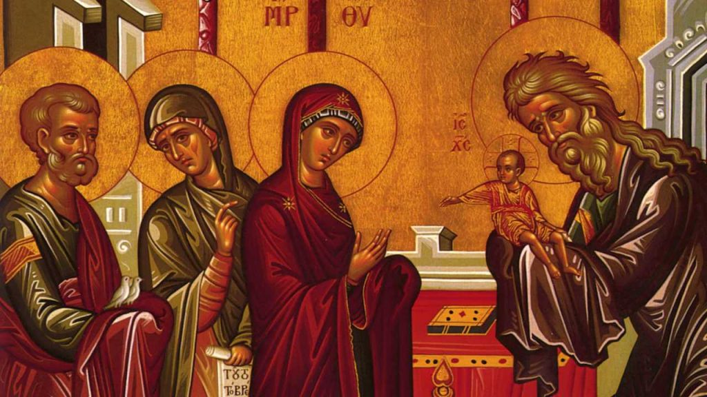 Καταβασίες Υπαπαντής - Νεοελληνική απόδοση - Λειτουργικά κείμενα - Απαρχή